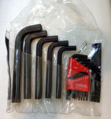 Eklind Tool 87170 20 pc Hex-L Key Set .028-3/4 Short Arm - Kaufman ...