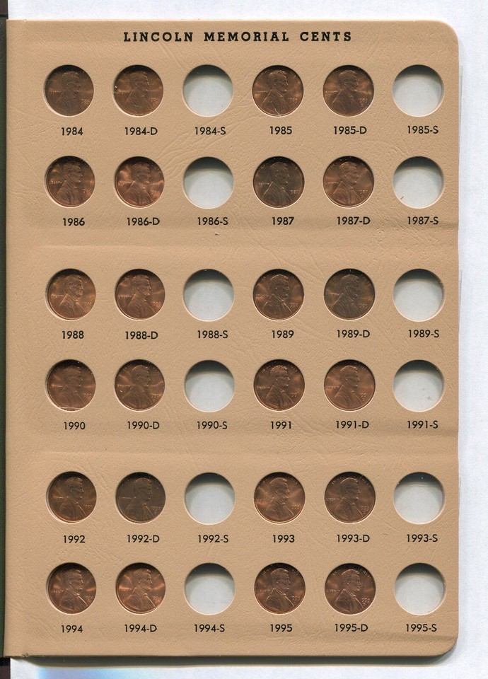 ~MOSTLY COMPLETE~ Lincoln Cent Collection, 1909-2007 Dansco Album cs39 ...