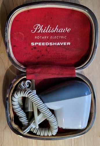 Vintage Philips Philishave Speedshaver Men's Rotary Electric Shaver ...