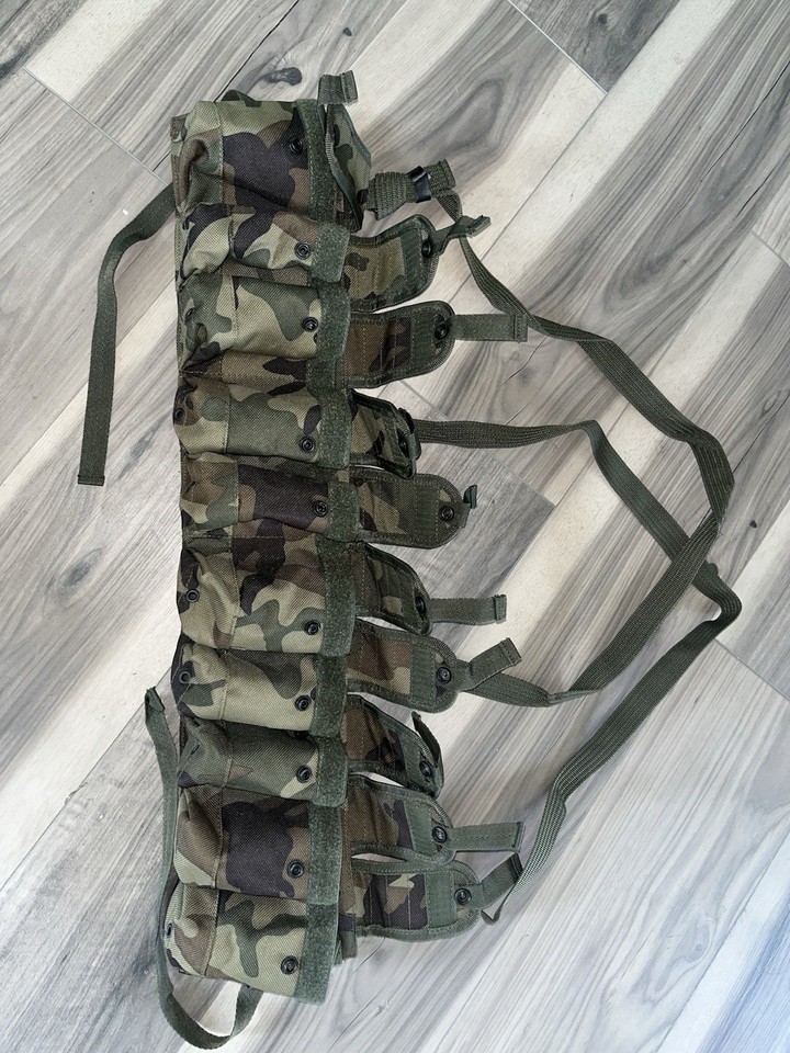 NEW! 10 Cell Chest Rig Ammo Bandolier CAMO! | eBay
