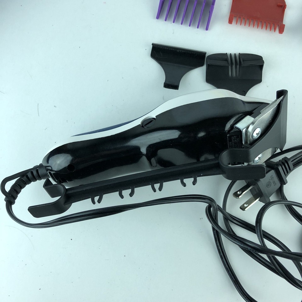 WAHL Precision Adjustable MC3 Color Key Hair Clippers 11 Attachments ...