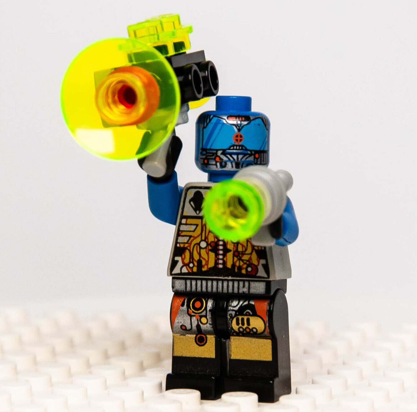 LEGO UFO Droid Blue Techdroid 1 Minifigure (sp043) Space Alien Robot ...