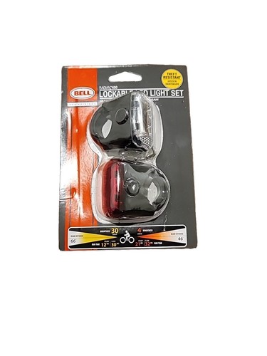 Bell Radian 450 Lockable Led Light Set For Bicycle Theft Resistant NEW ...