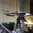 Handmade Welded Steel Phoenix Sculpture on stand | eBay UK