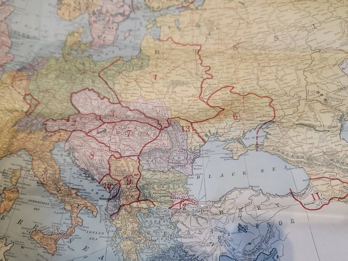 Blank Map Of Europe 1918