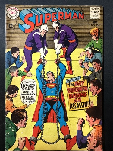 Superman #206 1968 DC Comics Vintage Silver Age Comic 1st Print Good | eBay