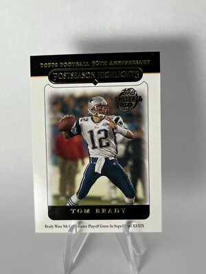 Tom Brady #360 2005 Topps Postseason Highlights | eBay