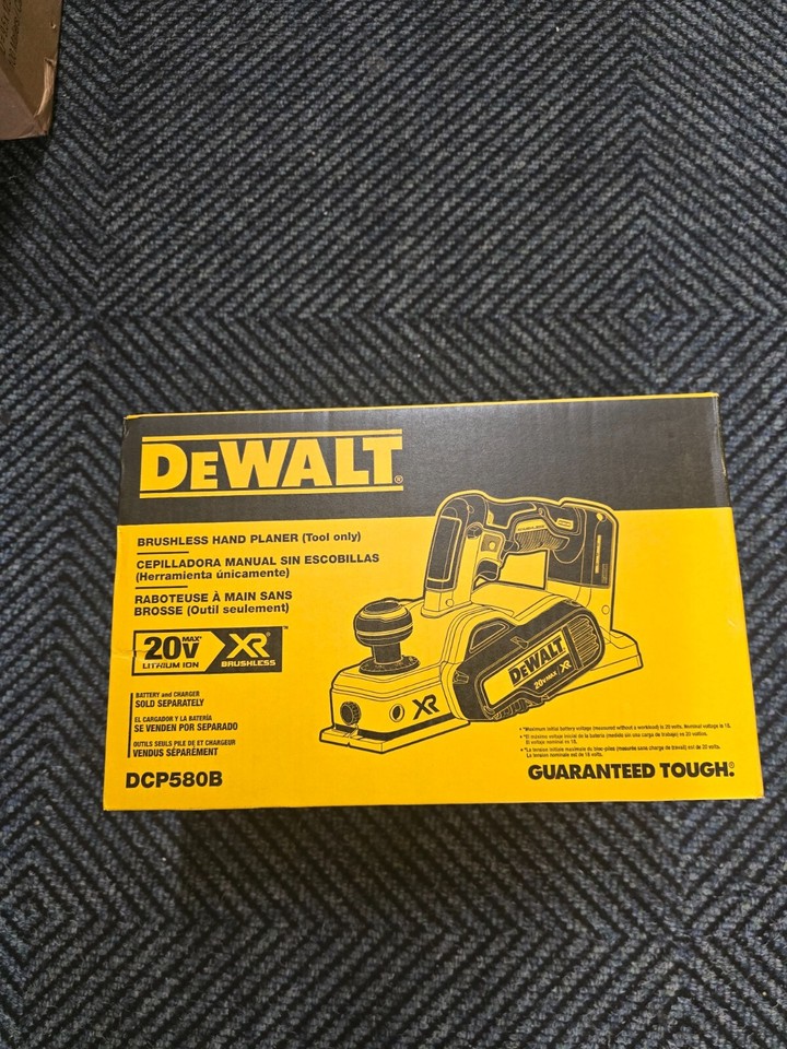 DEWALT DCP580B 20V MAX XR BL Li-Ion 3-1/4 in. Planer (Tool Only) New ...