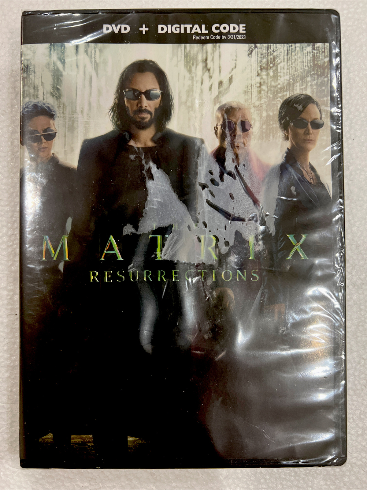 The Matrix Resurrections DVD Keanu Reeves , Carrie-Anne Moss digital ...