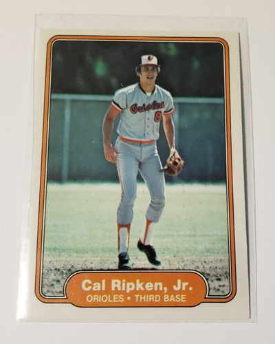 1982 Fleer Baseball Cal Ripken Jr. RC Rookie Card #176 Baltimore ...