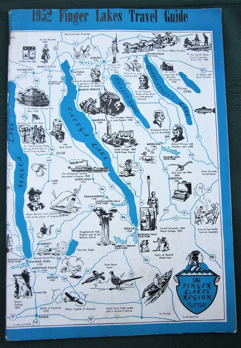 Seneca Road Map Of 1820