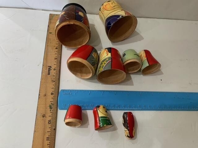 Matrushka USSR Russian Presidents Military Leader 5 Nesting Dolls made ...