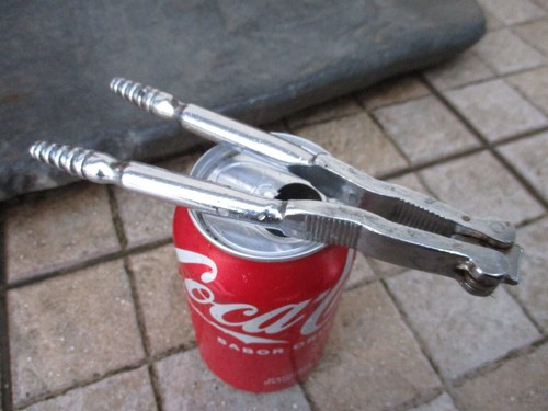 Great Vintage Nut Cracker in Steel Nutcracker Press Two Exchangeable ...