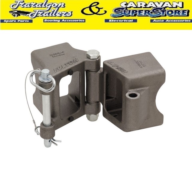 Fulton Fold Away Weld on Hinge Kit 3" X 4" Boat Trailer Folding Drawbar ...