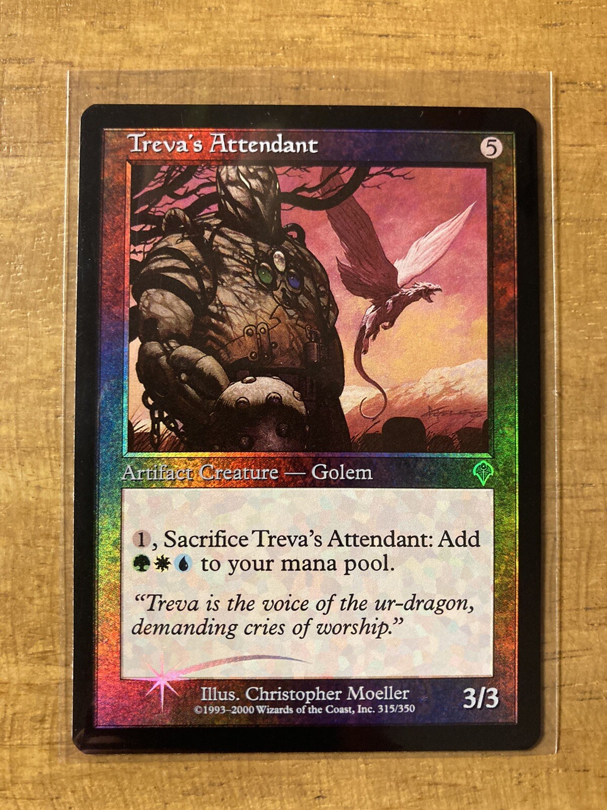 MTG ATTENDANT FOIL SET Invasion MINT Uncommon SAC Artifact Creature ...