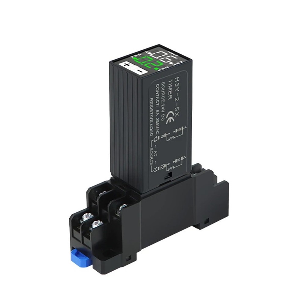 Reliable Operation 220V Timer Relay Cycle Time Delayer Oxidation ...
