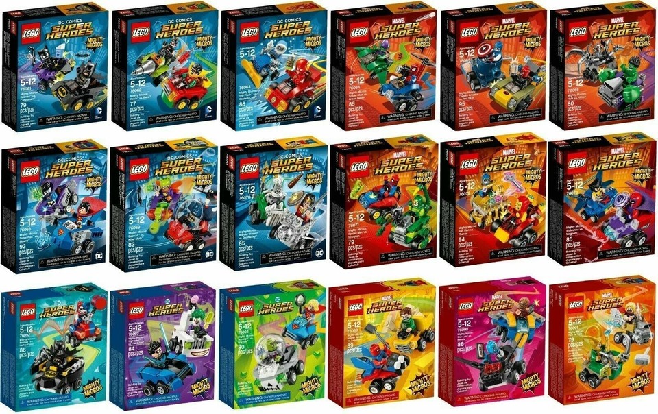 LEGO Mighty Micros Complete 18 Sets * Marvel Super Heroes | eBay Australia