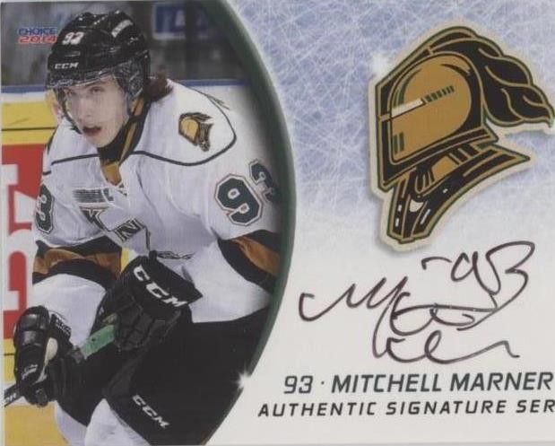 2013-14 Choice London Knights - Signature Series Mitch Marner #11 (AU ...
