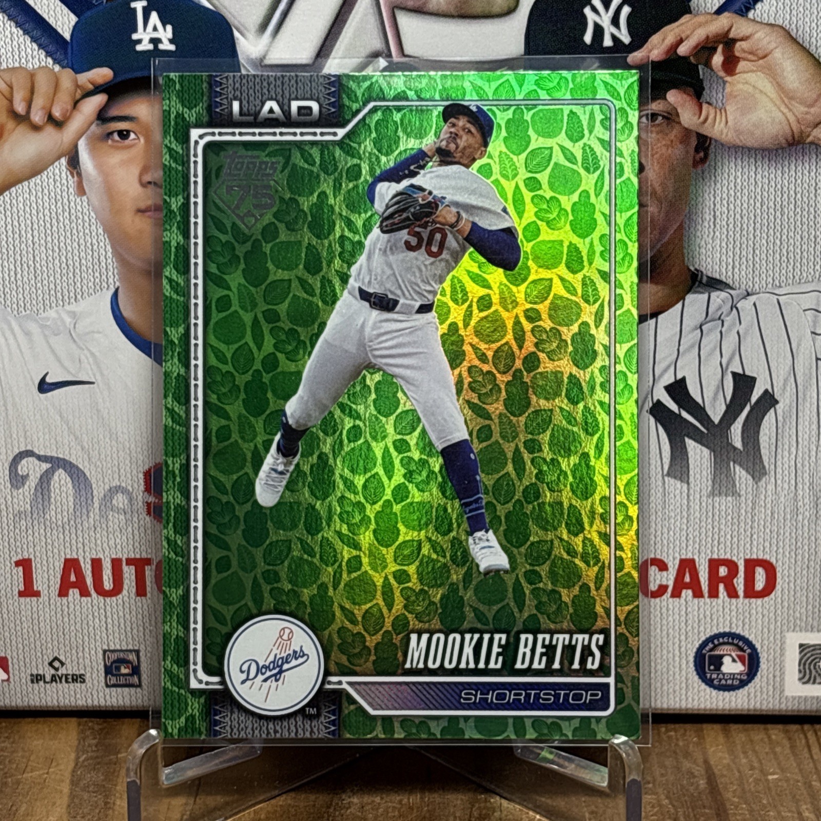 Mookie Betts 2026 Topps Series 1 Easter Holiday Green Los Angeles ...