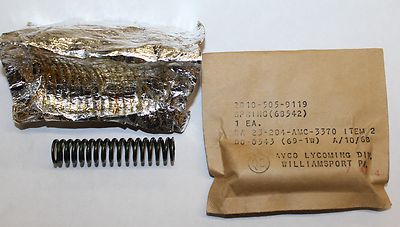 NOS Lycoming GO, GSO 480 540 Oil Pressure Relief Spring, PN 68542 ...