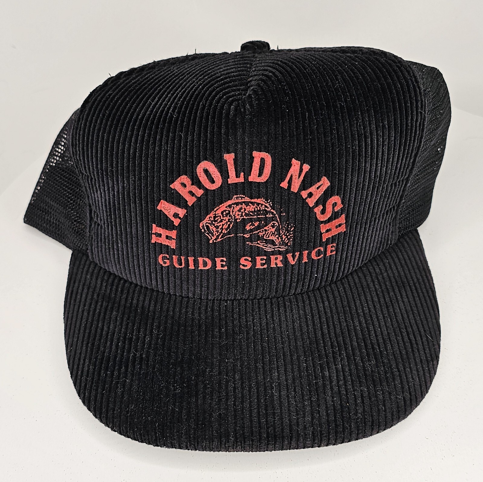 Vintage Corduroy Harold Nash Guide Services Snapback … - Gem