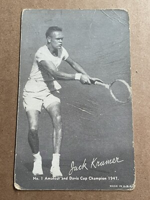 1948 Exhibit Sport Champion Tennis Exhibit Card-Jack Kramer Card | eBay