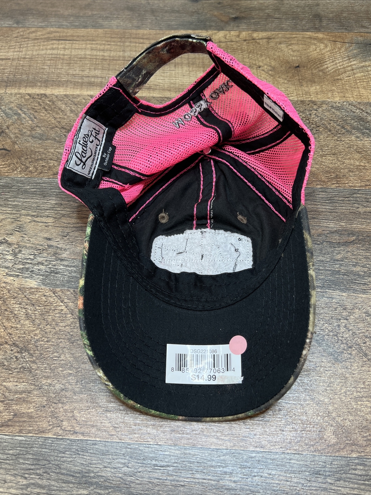 Women's Mossy Oak / Pink Camo Cap Hat New | eBay