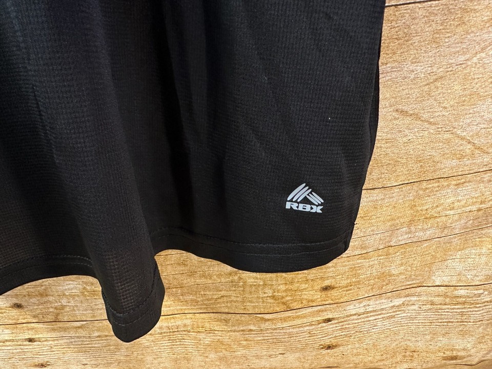 RBX X-DRI ACTIVE PERFORMANCE TEE SS T-SHIRT BLACK MEN'S 3XL ⭐️ NWT $45 ...