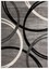 Rugshop Modern Rug Contemporary Area Rugs Wavy Circles Design Abstract ...