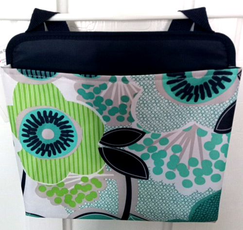 NWT THIRTY ONE Aqua/Black/White Fabulous Floral Oh-Snap Pocket | eBay