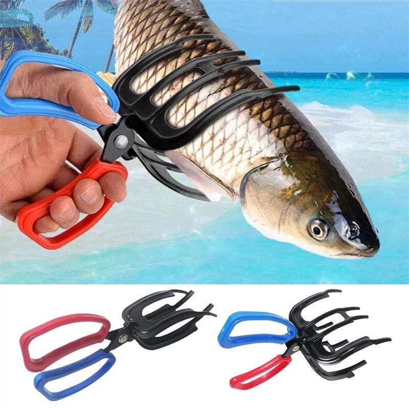 US Fishing Pliers Gripper Metal Fish Control Clamp Claw Tong Grip ...