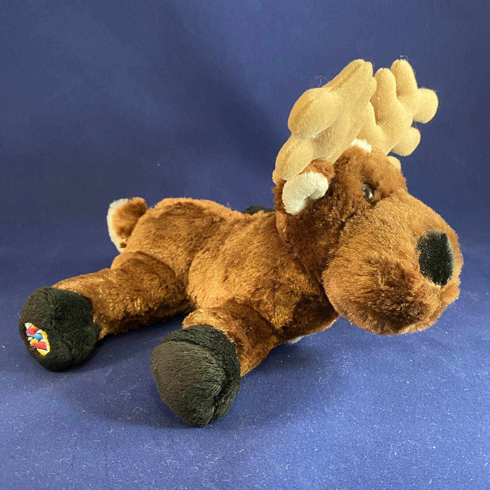 GANZ Webkinz Plush Reindeer Moose Deer Brown Stuffed Animal HM137 No ...