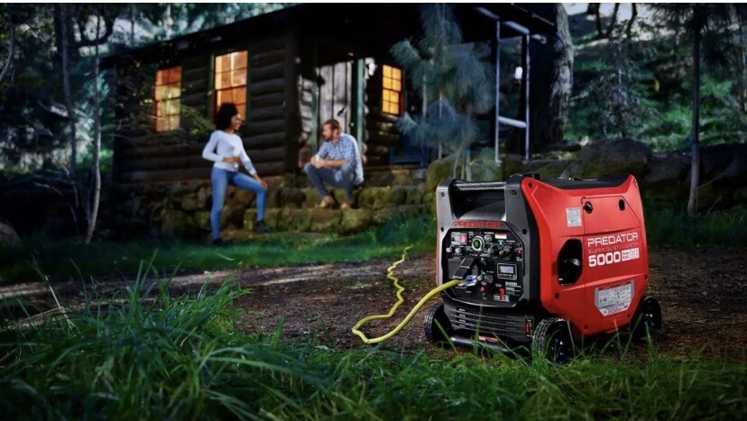Predator 5000 Watt Inverter Generator Dual Fuel W/ Remote Start Camping ...
