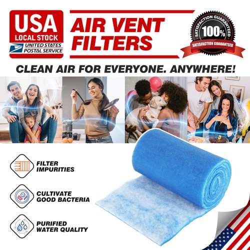 12" x 140" Air Vent Filters Kit Floor Ceiling Vent Filters Premium ...