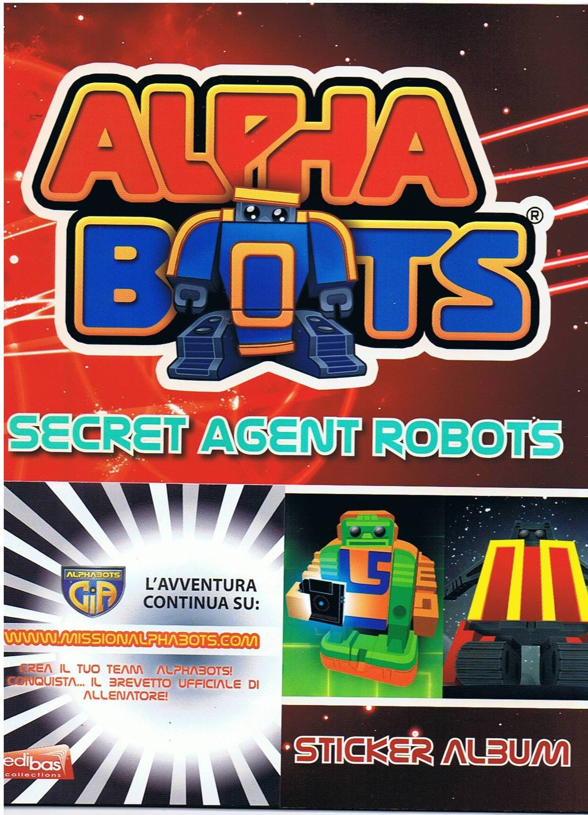 Alpha Bots Album +50 Packs Edition Edibas 2013 | eBay