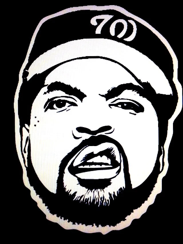 Nwa Ice Cube Drawing