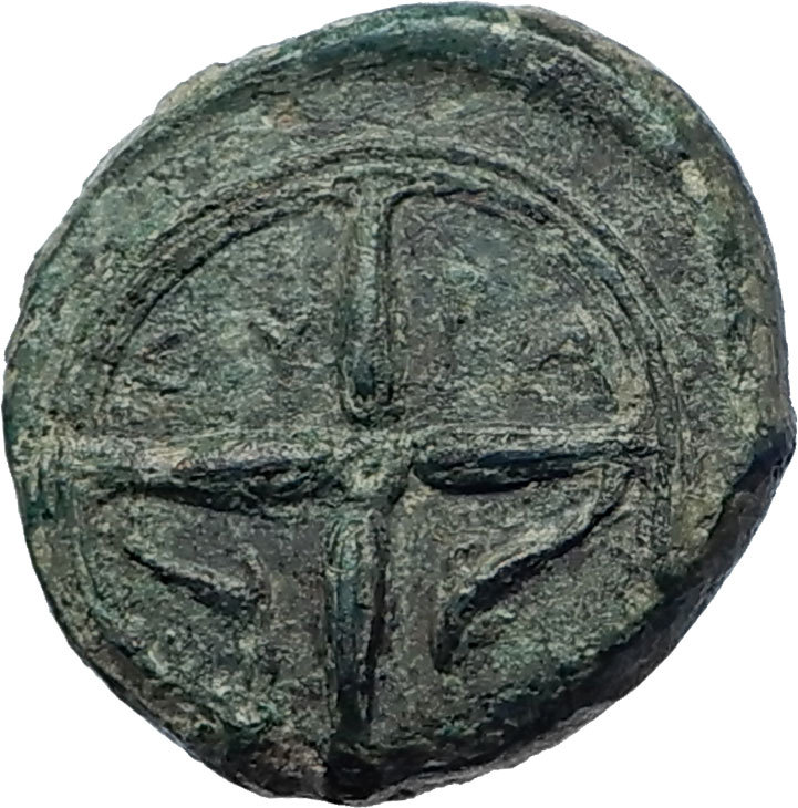 SYRACUSE in SICILY Authentic Ancient 415BC Greek Coin NYMPH & DOLPHINS ...