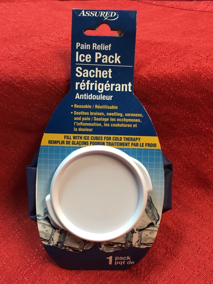 Assured Pain Relief Ice Pack - Blue - Screw Cap - Water Tight Seal | eBay