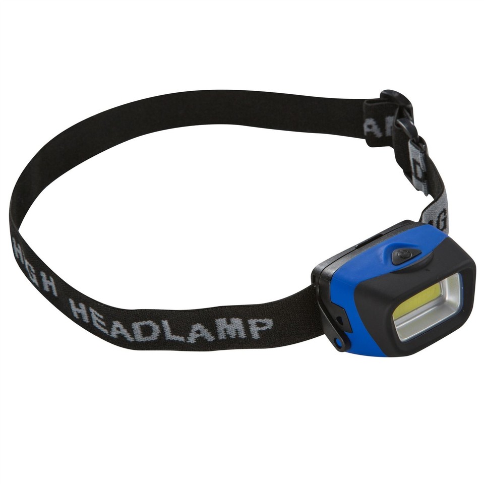 Headlight COB LED Ultra Bright Head Torch Mechanics Camping Fishing ...