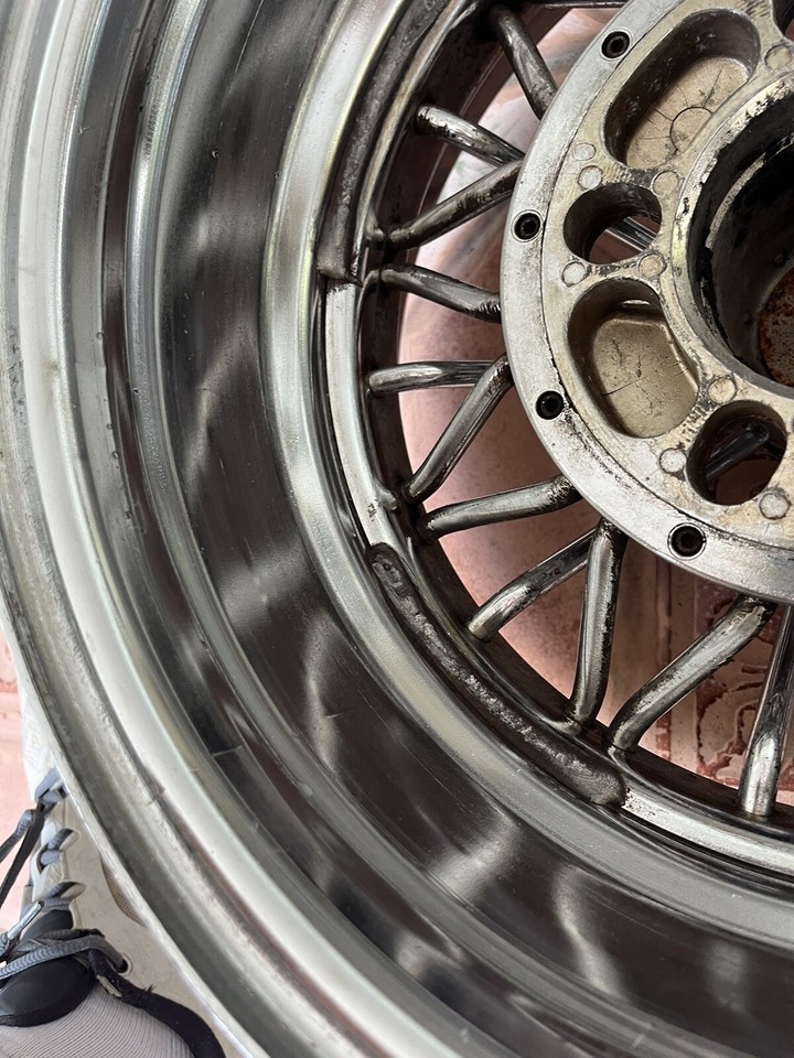 Vintage Cragar STAR WIRE Chrome Gold 14”x7” 4.75 Lug Bolt 30 Spoke Rim ...