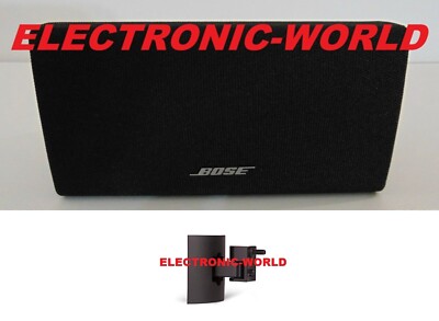 MINT Bose Center Channel Horizontal Speaker & Bose Wall Mount Black ...