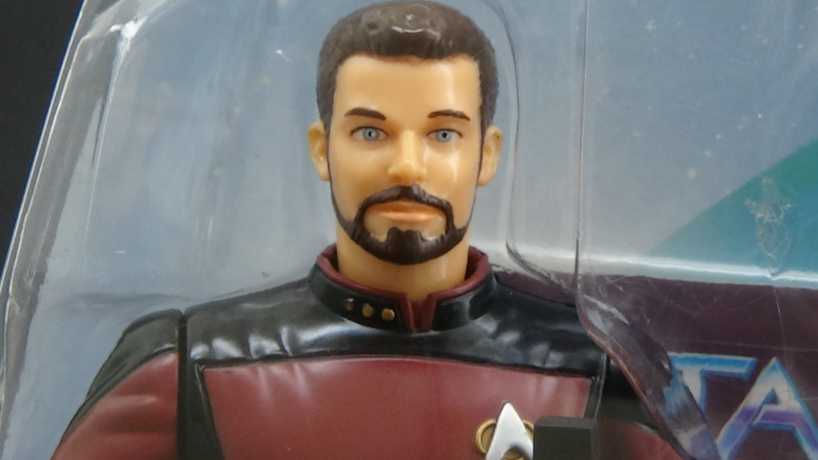 Will Riker 6" Galactic Gear 97 Warp Fac 1 Mint Playmates Star Trek TNG ...
