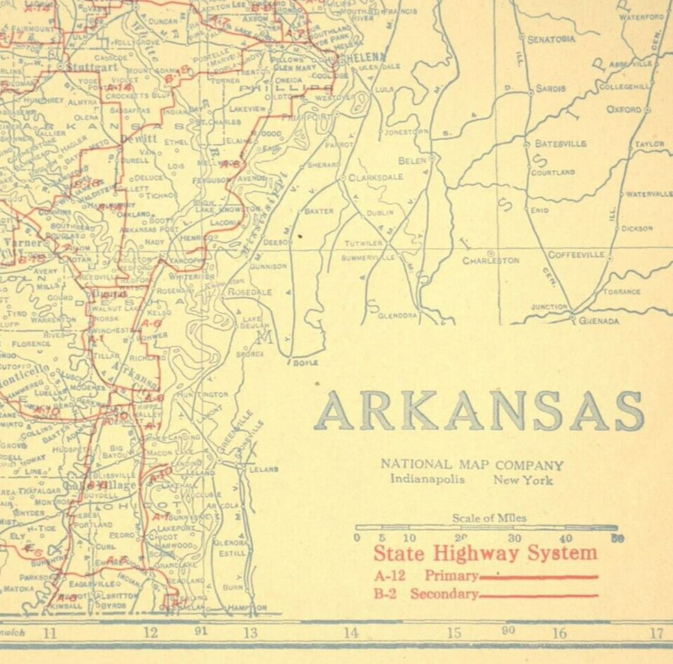 Arkansas County Map With Highways Newton County Map Encyclopedia Of