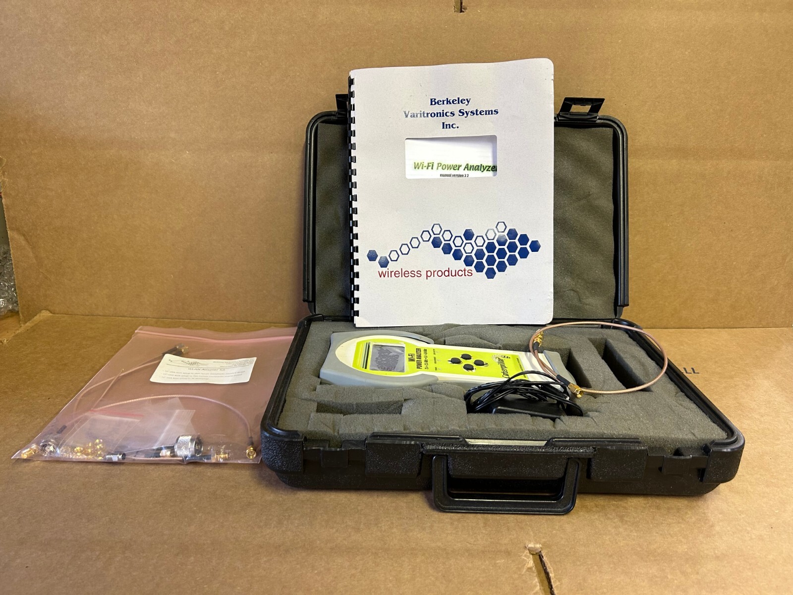 Berkeley Varitronics Wi Fi Power Analyzer TES-Caterpillar 2.4-2.5Ghz 5. ...