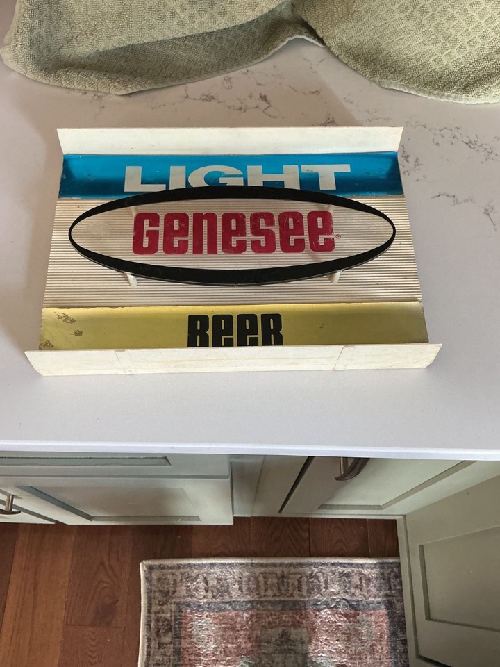 VINTAGE ALL PLASTIC GENESEE LIGHT BEER SIGN | eBay