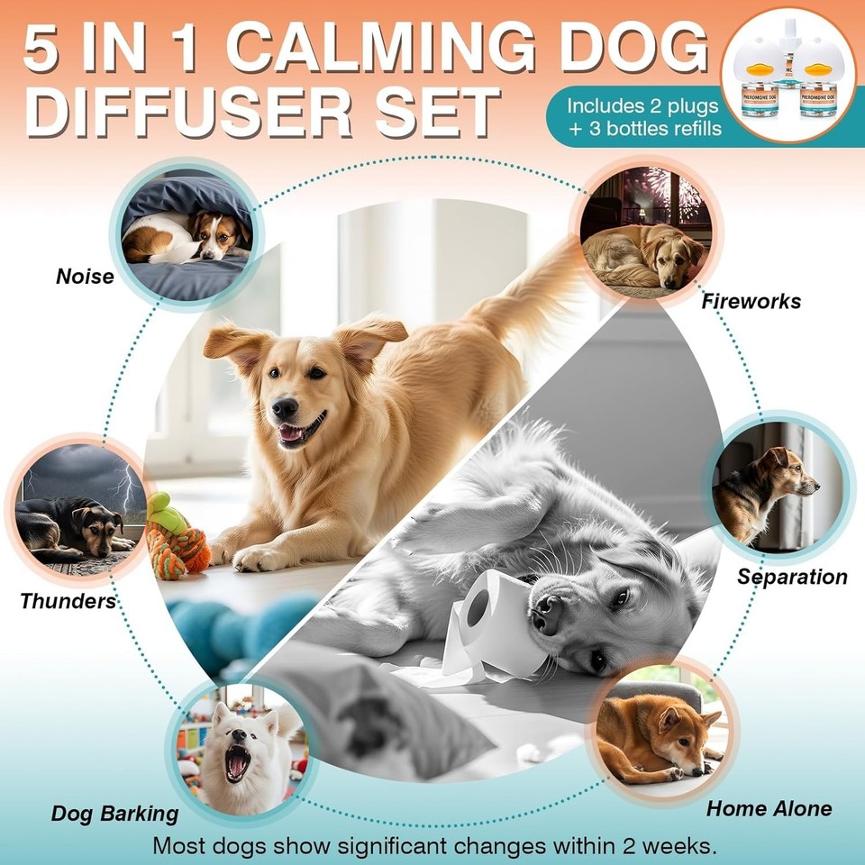 Dog Diffuser for Dog Anxiety Relief, Dong Pheromones Calmi | eBay