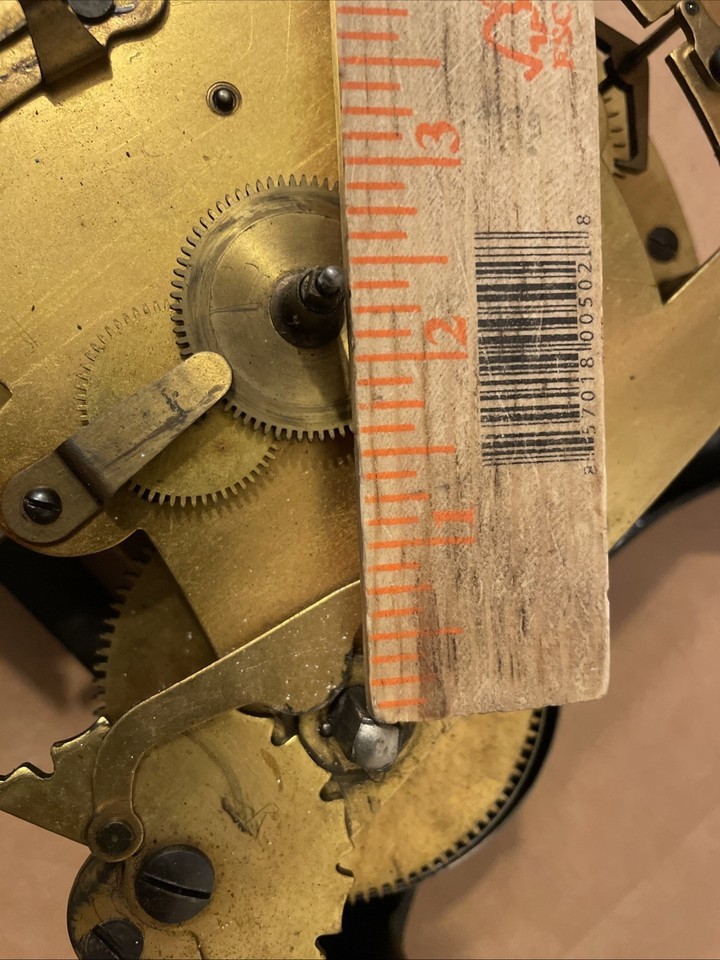 Antique ITR International Time Recording Clock Movement Parts | eBay