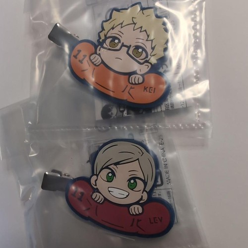 Haikyuu Character Hair Clips Set of 8 Authentic Collectible Anime Japan ...