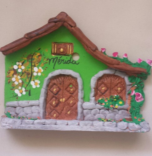 VENEZUELA MERIDA FACHADA COLORFUL DECOR LOCAL ARCILLA GREAT SOUVENIR | eBay