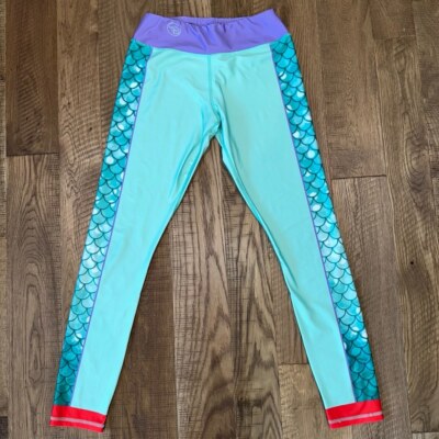 Disney Women’s runDisney Ariel The Little Mermaid Athletic Leggings ...